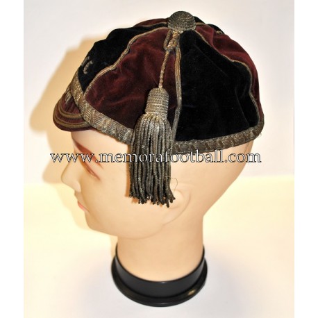 1900-1901 "Burnley.F.C" (?) Velvet Football Cap