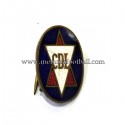 Antigua insignia esmaltada del CD Logroñés (España)