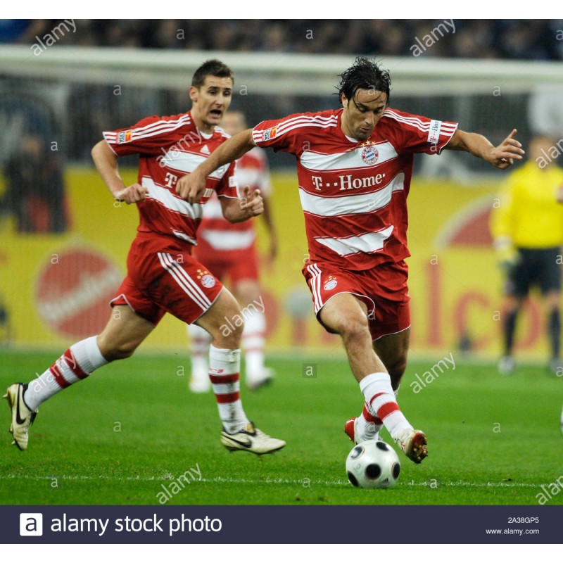 LUCA TONI Bayern München 2007-2008 BundesLiga signed match worn shirt