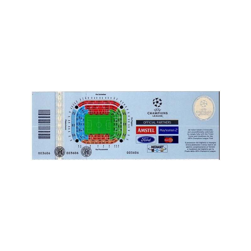 2001UEFA Champions League Final ticket