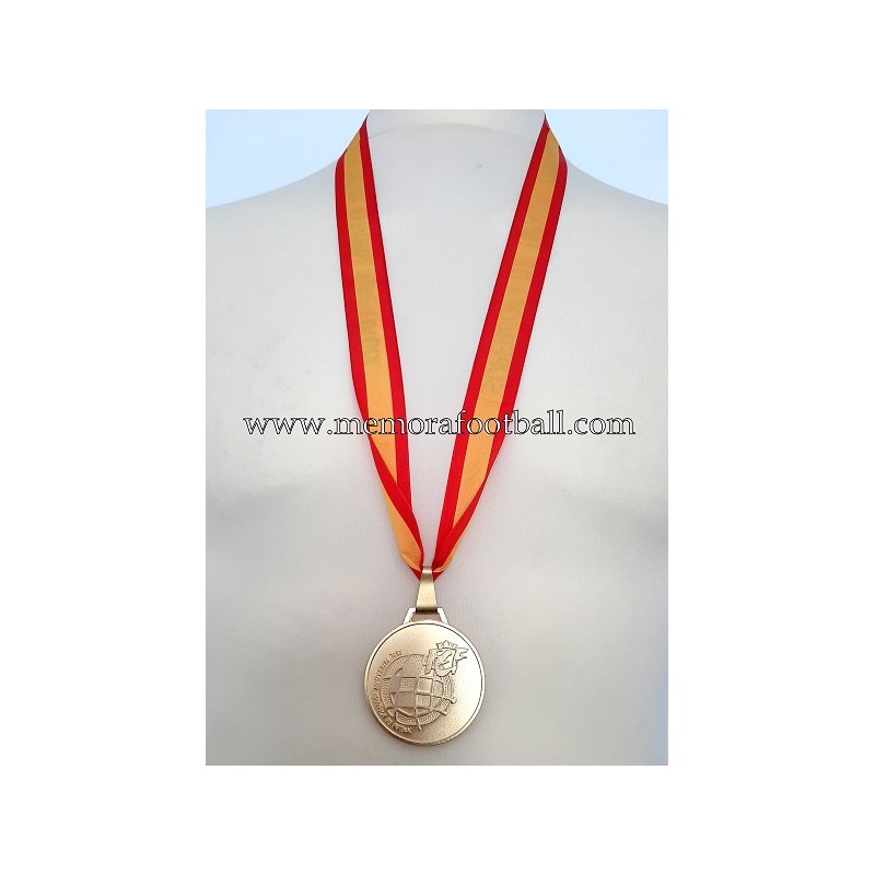 Real Madrid CF Spanish Supercup 2000-01 Winner﻿ player medal﻿