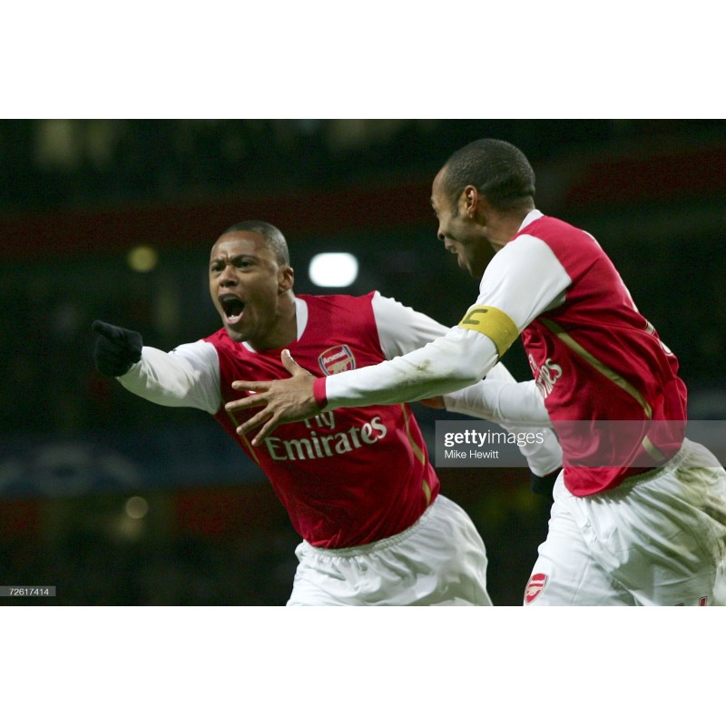 BAPTISTA Arsenal FC 2006-07 Champions League match worn shirt