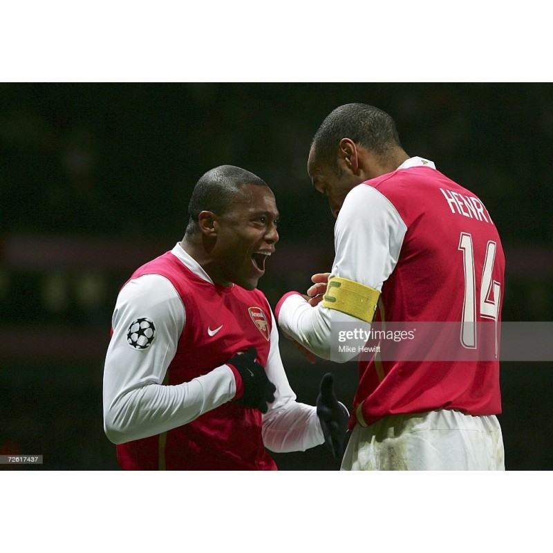 BAPTISTA Arsenal FC 2006-07 Champions League match worn shirt