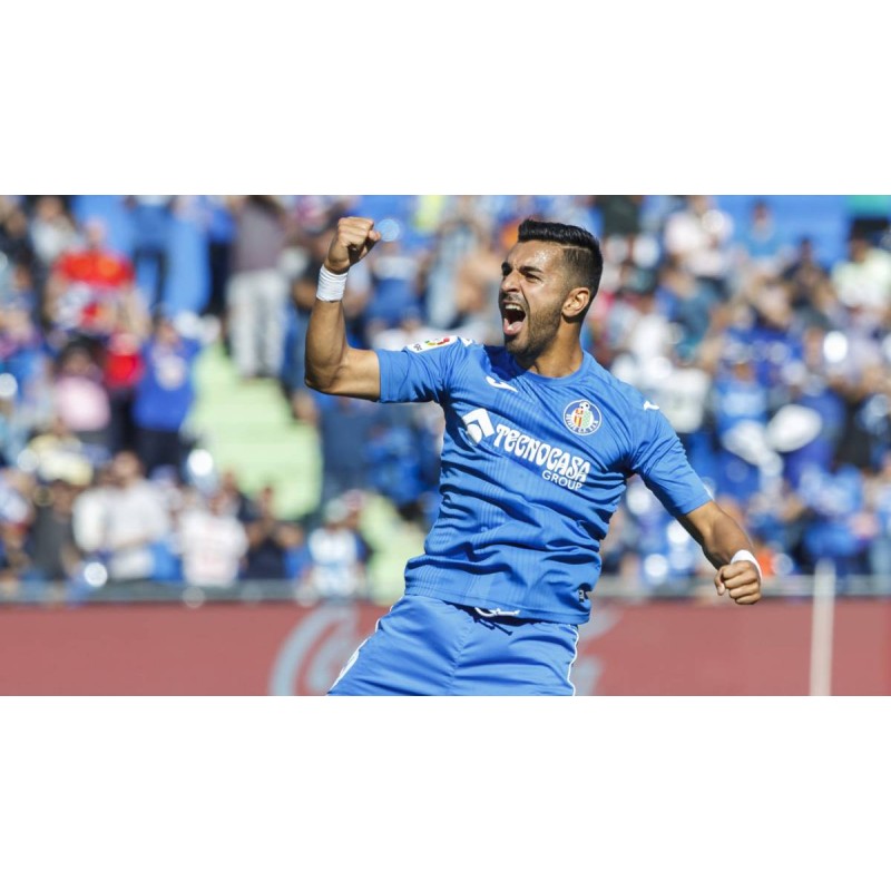 ÁNGEL Getafe CF LFP 2020-21 signed match worn shirt