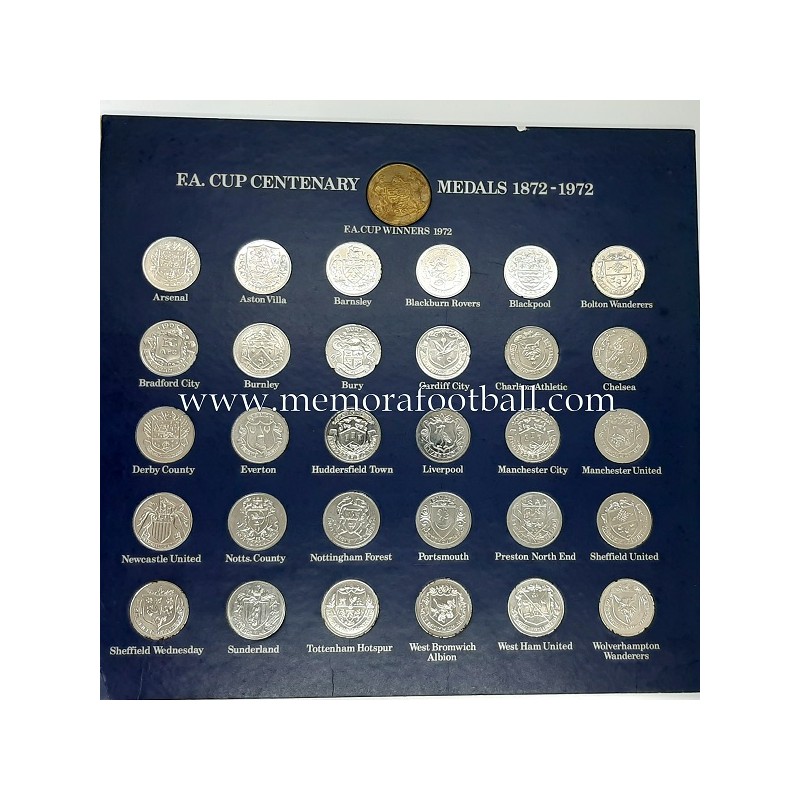 F.A. Cup Centenary 1872-1972 Coins