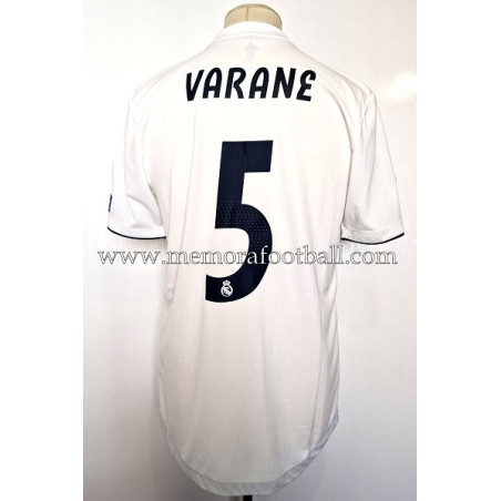 RAPHAEL VARANE #5 Real Madrid CF 2018 Final Supercopa de Europa match ...