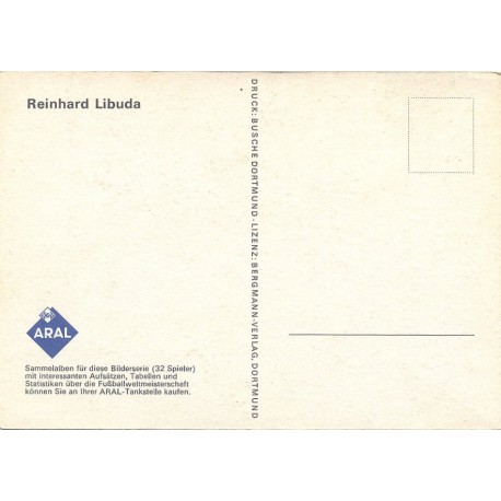 Reinhard Libuda (Borussia Dortmund) 1960s postcard﻿